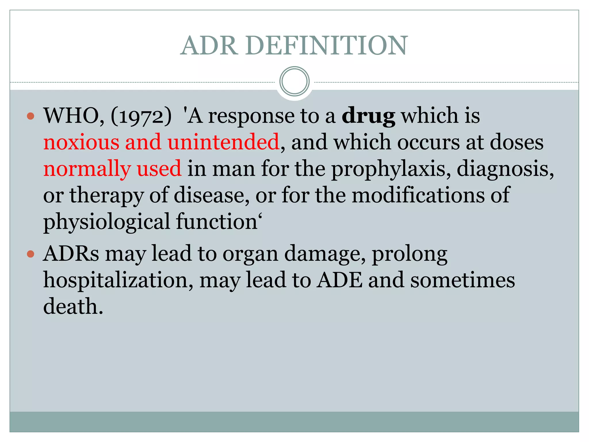 Adverse drug reactions and drug interactions | PPTX