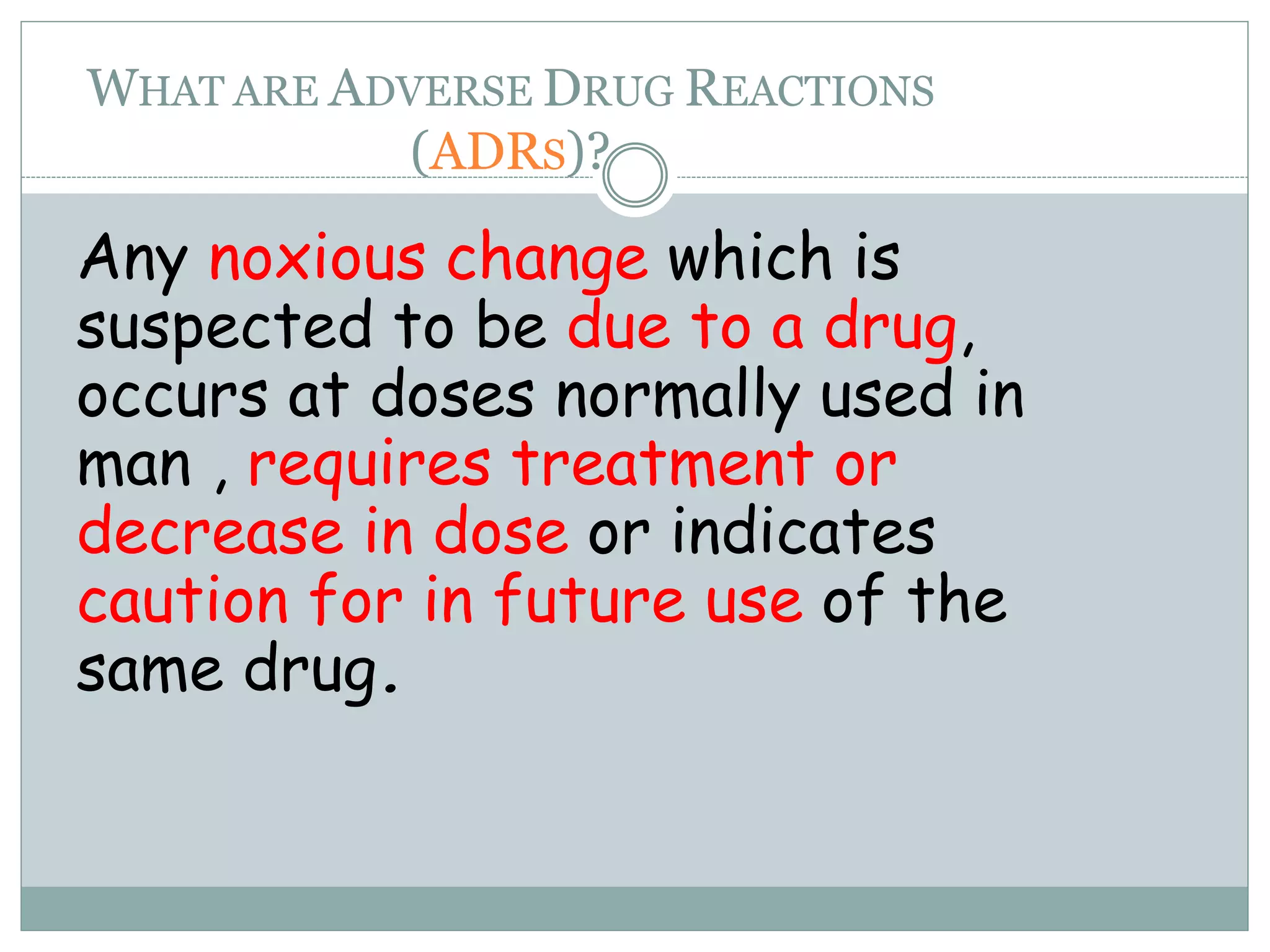 Adverse Drug Reactions And Drug Interactions Pptx