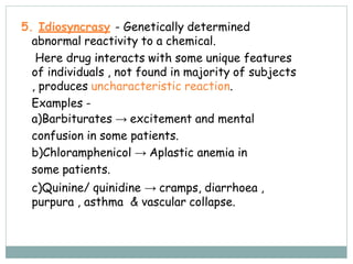 Adverse drug reactions and drug interactions | PPTX