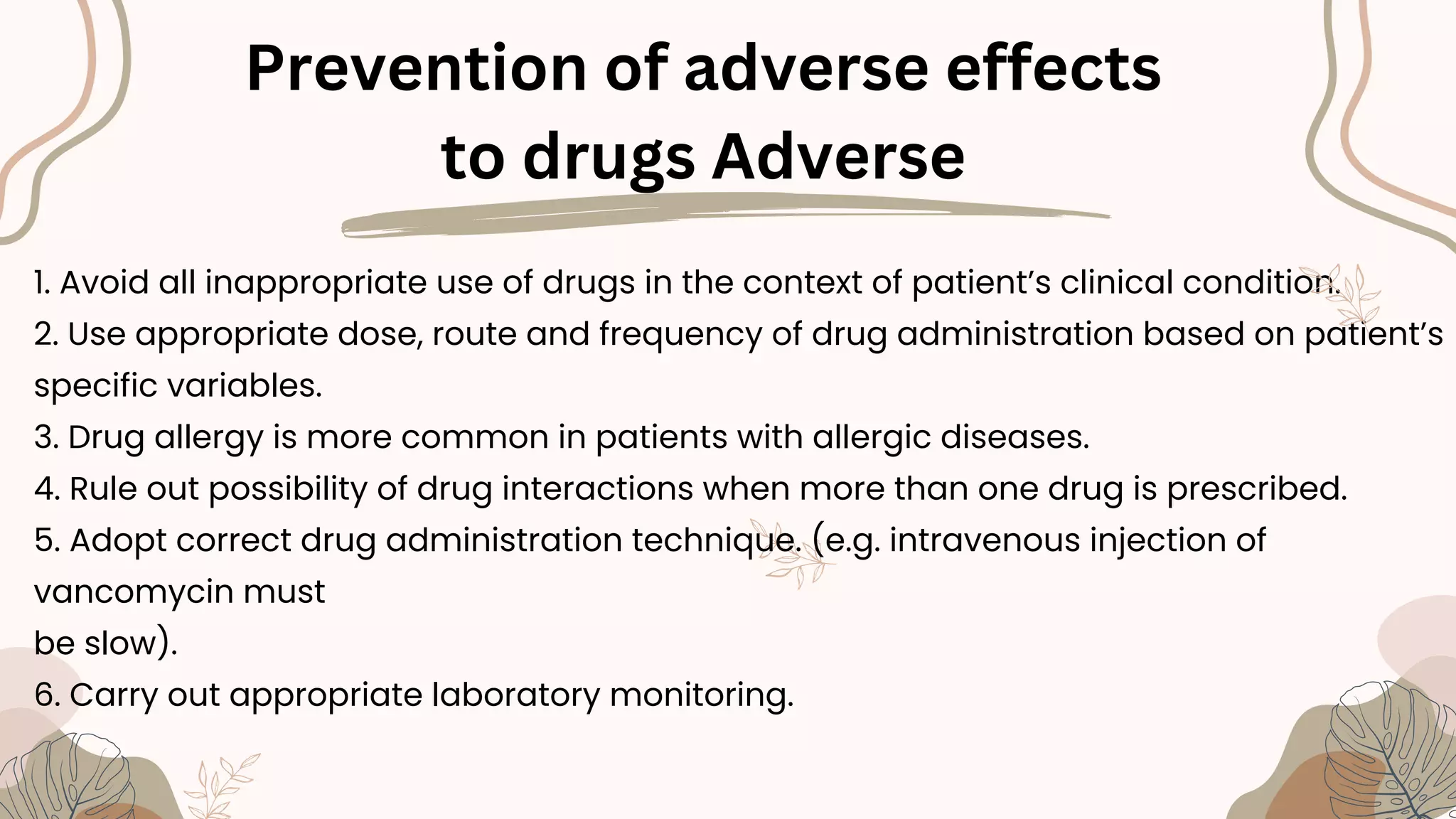 Adverse drug reactions, Drug interactions, Drug discovery and clinical ...