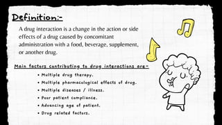 Adverse drug reactions, Drug interactions, Drug discovery and clinical ...