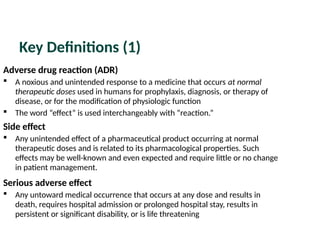 Adverse Drug Reactions notes.ppt presentation | PPT