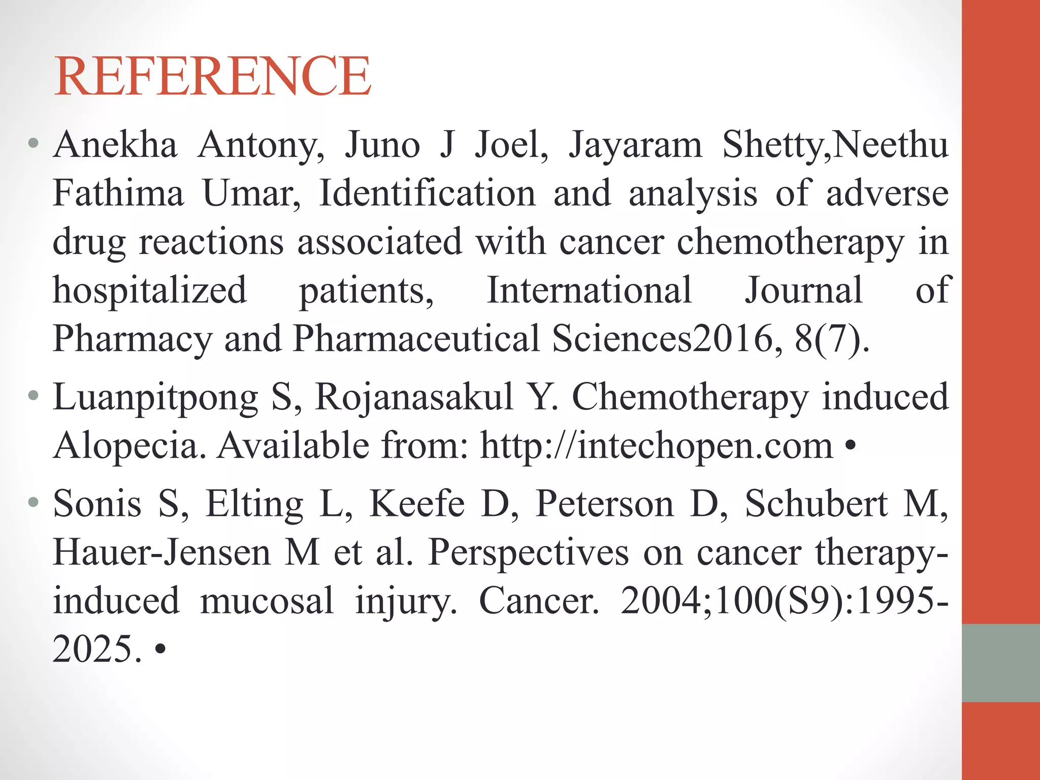 Adverse Drug Reactions of Chemotherapy 1.pptx