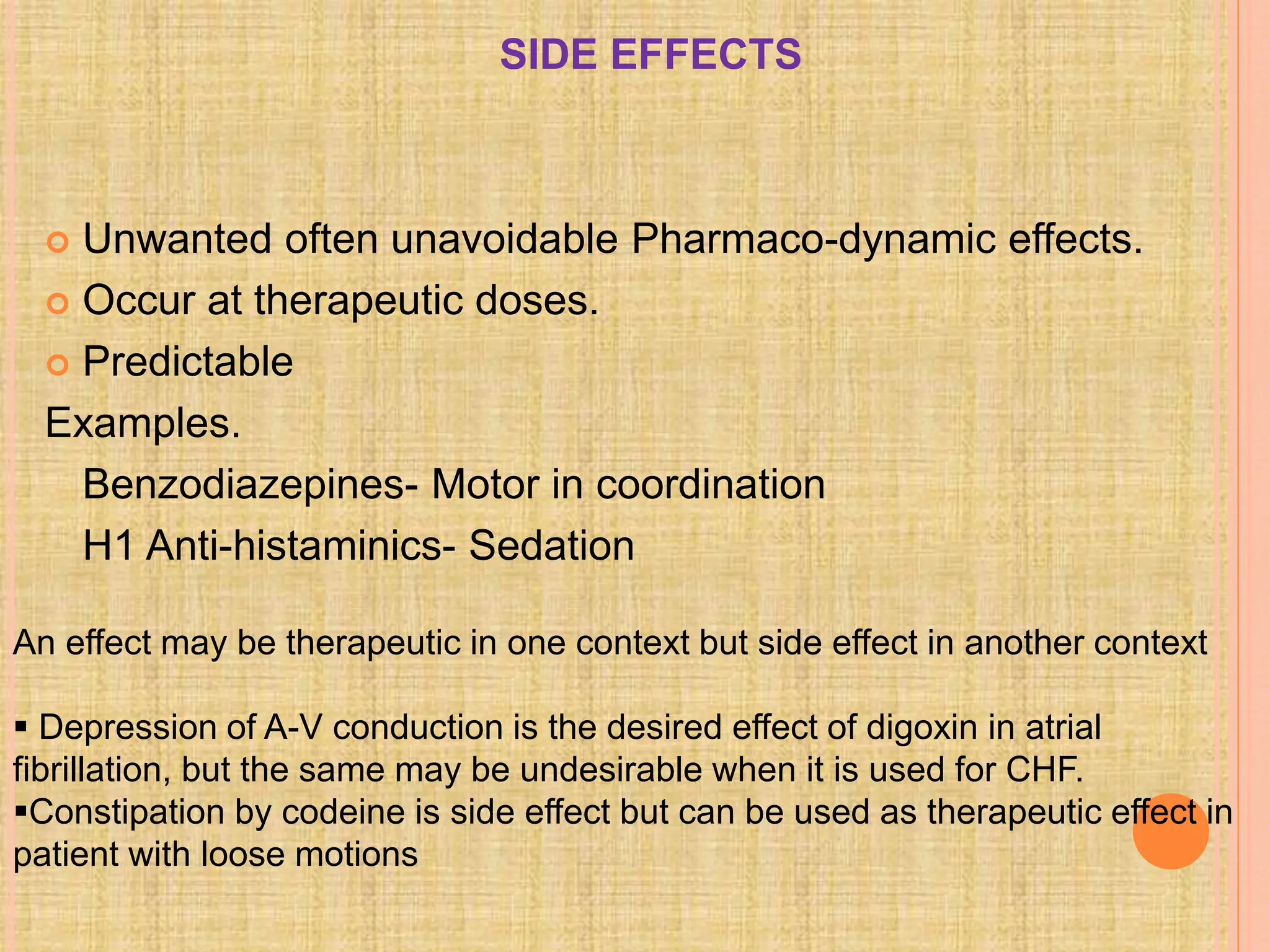 Adverse Drug reactions and its types with examples | PPT