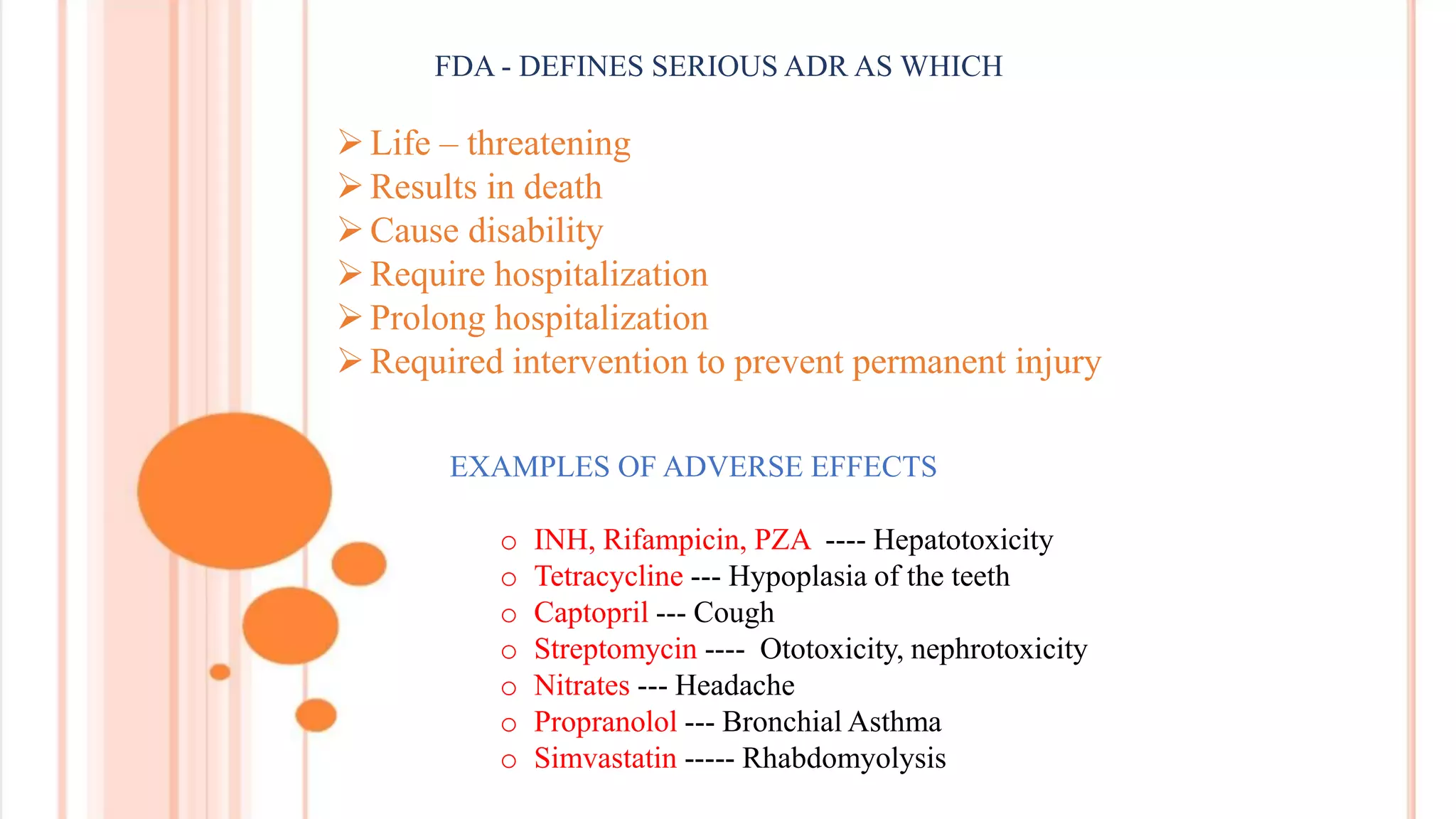 adverse drugs reaction.pptx | Pharmaceutical Industry | Industries