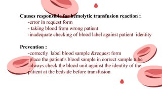 Adverse effect of blood transfusion & its management.pptx