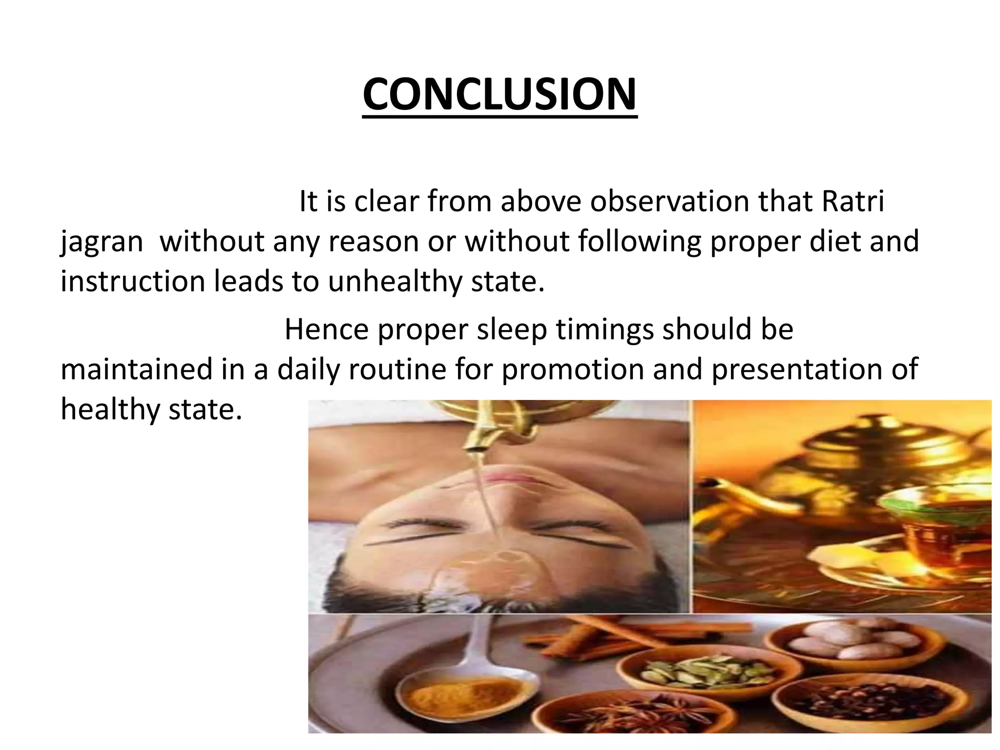 Adverse effect of ratri jagran | PDF