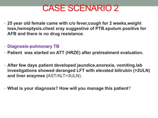 adverse effects of ATT.pptx | Digestive Disorders | Diseases and Conditions