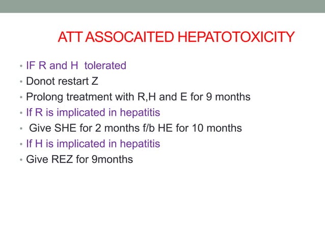 adverse effects of ATT.pptx | Digestive Disorders | Diseases and Conditions