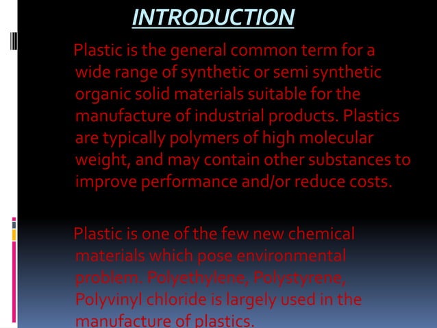 Adverse effects of plastics | PPTX | Chemistry | Science