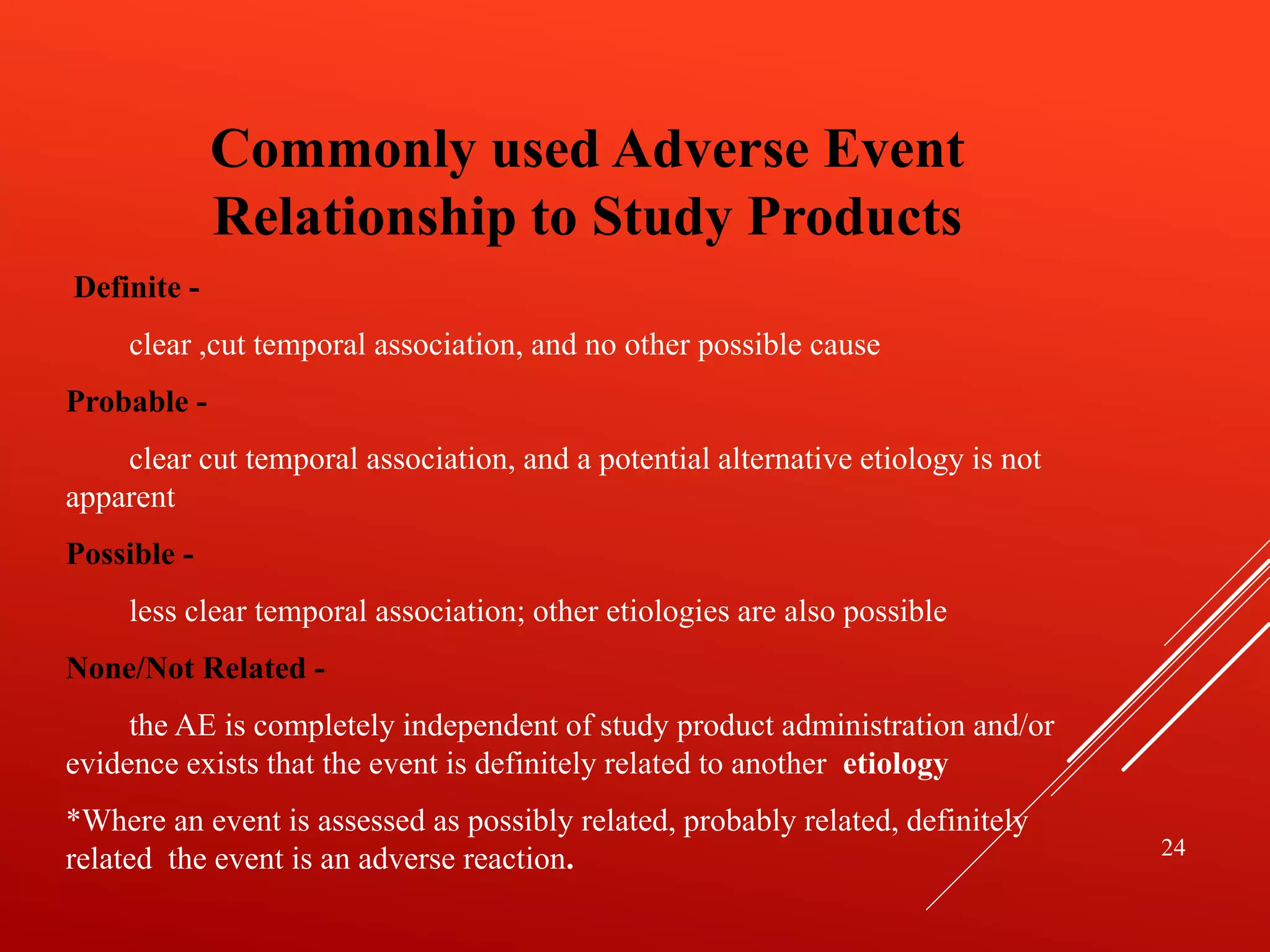 Adverse event reporting | PPT