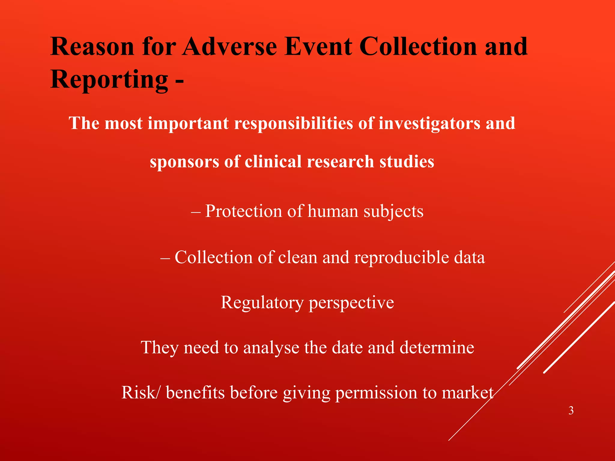 Adverse event reporting | PPT
