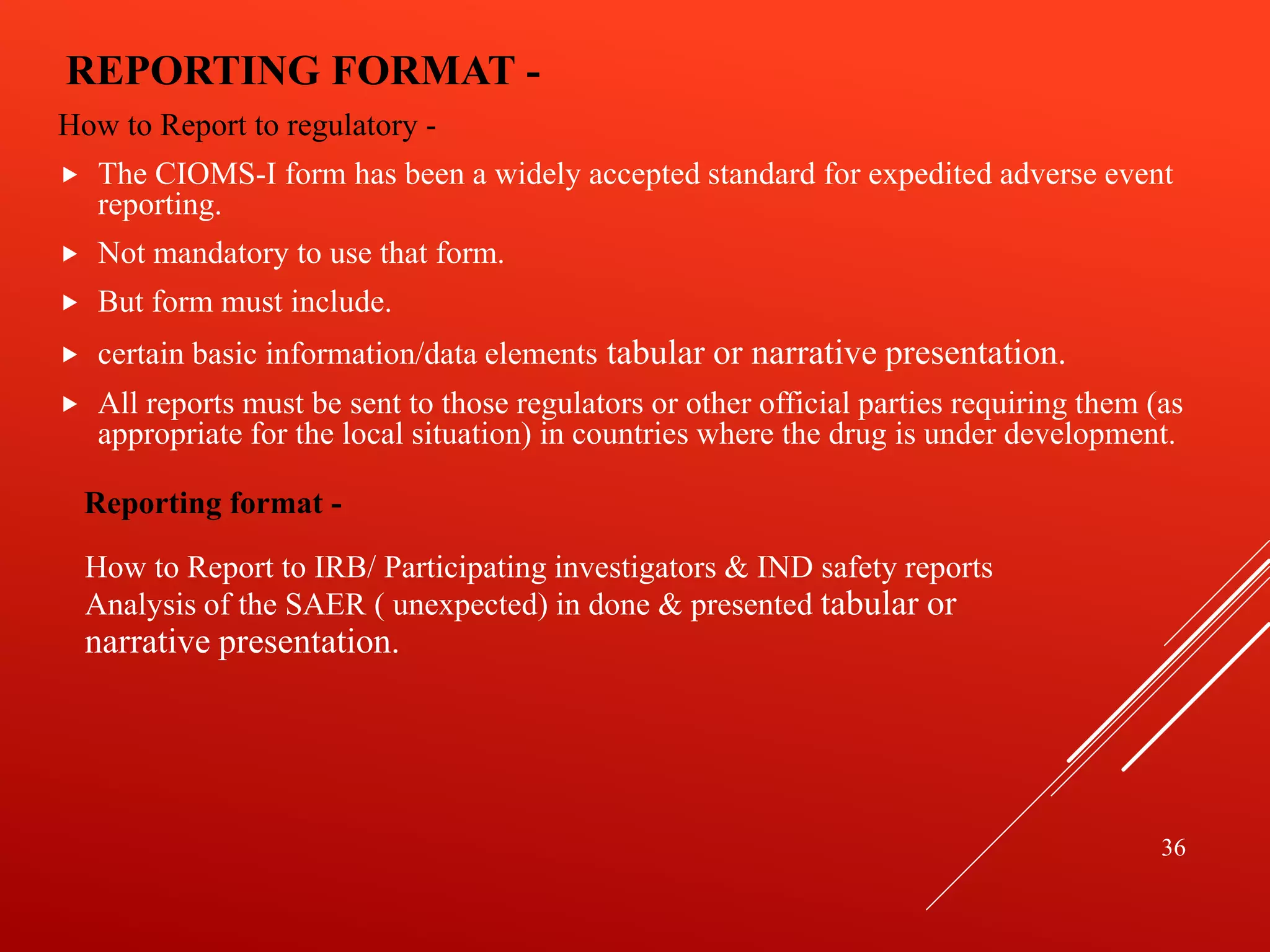 Adverse event reporting | PPT