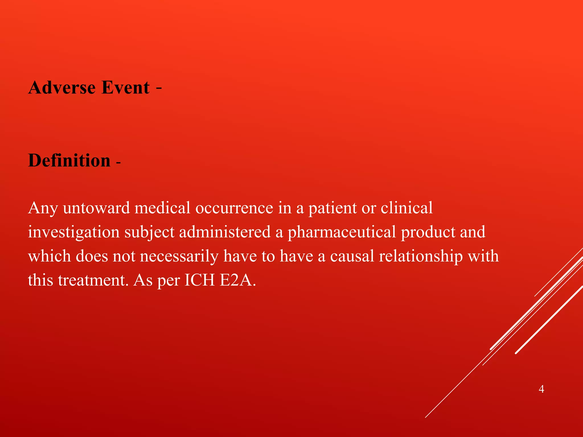 Adverse event reporting | PPT