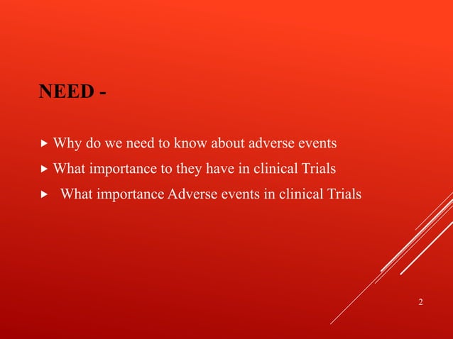 Adverse event reporting | PPT