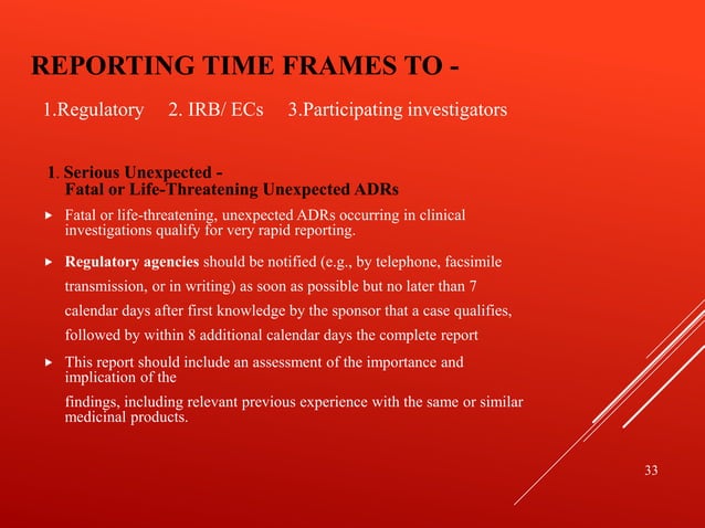 Adverse event reporting | PPT