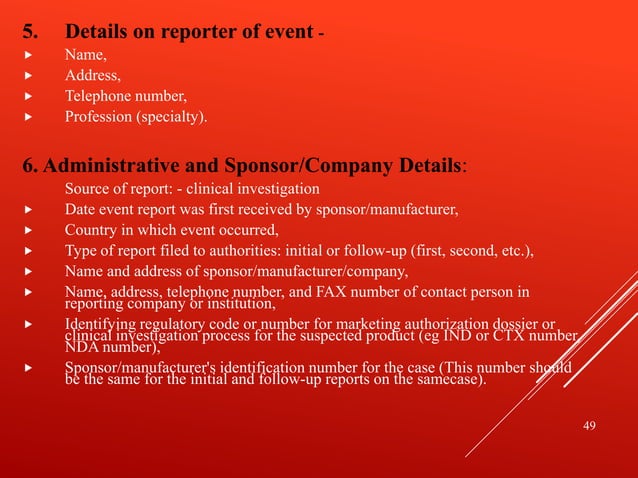 Adverse event reporting | PPT