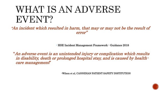 Adverse event reporting ppt | PPTX