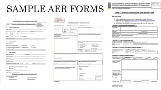 Adverse event reporting ppt | PPTX