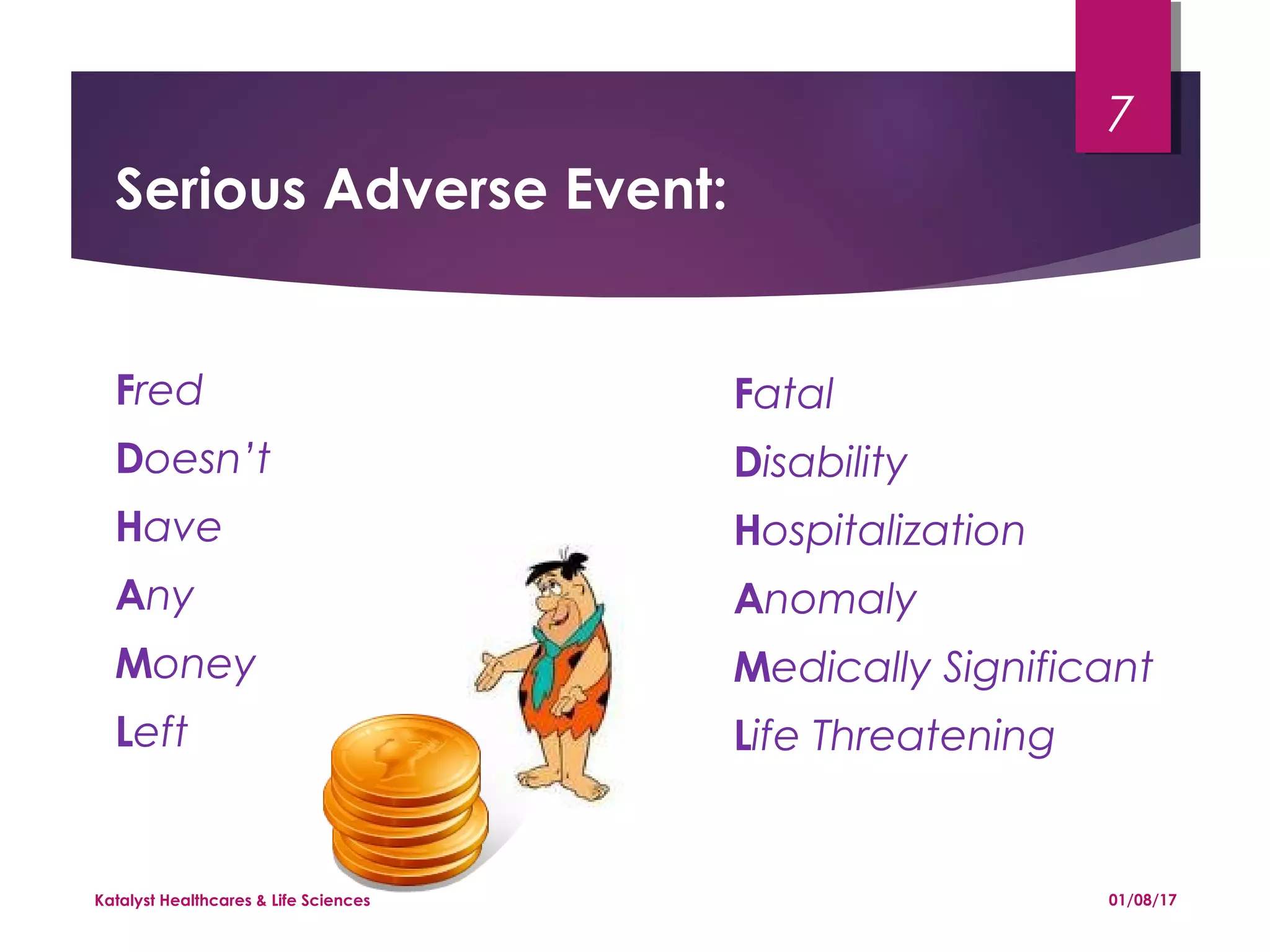 Adverse Events and Serious Adverse Events - Katalyst HLS | PPT