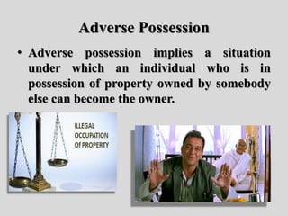 Adverse possession | PPTX