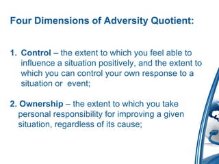 Adversity quotient | PPTX