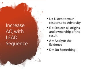 Adversity Quotient-Book Summary | PDF