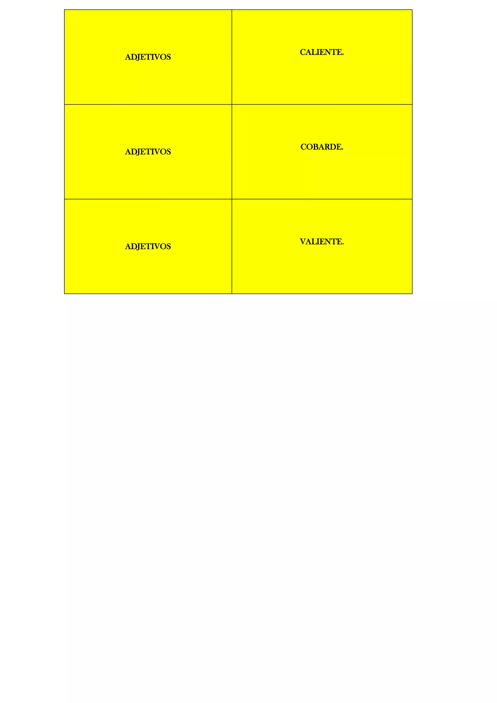 juego de mesa de adjetivos, verbos y sustantivos (ADVERSUS) | PDF