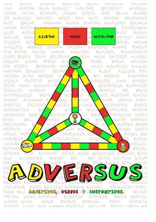 juego de mesa de adjetivos, verbos y sustantivos (ADVERSUS) | PDF