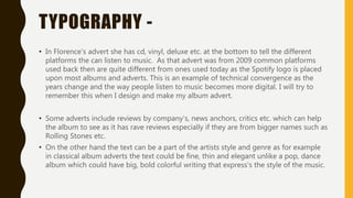 Album Adverts codes & Conventions | PPT