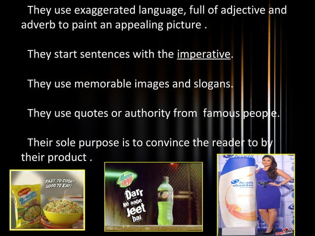 Features of Advertisements | PPT | Advertising Industry | Industries