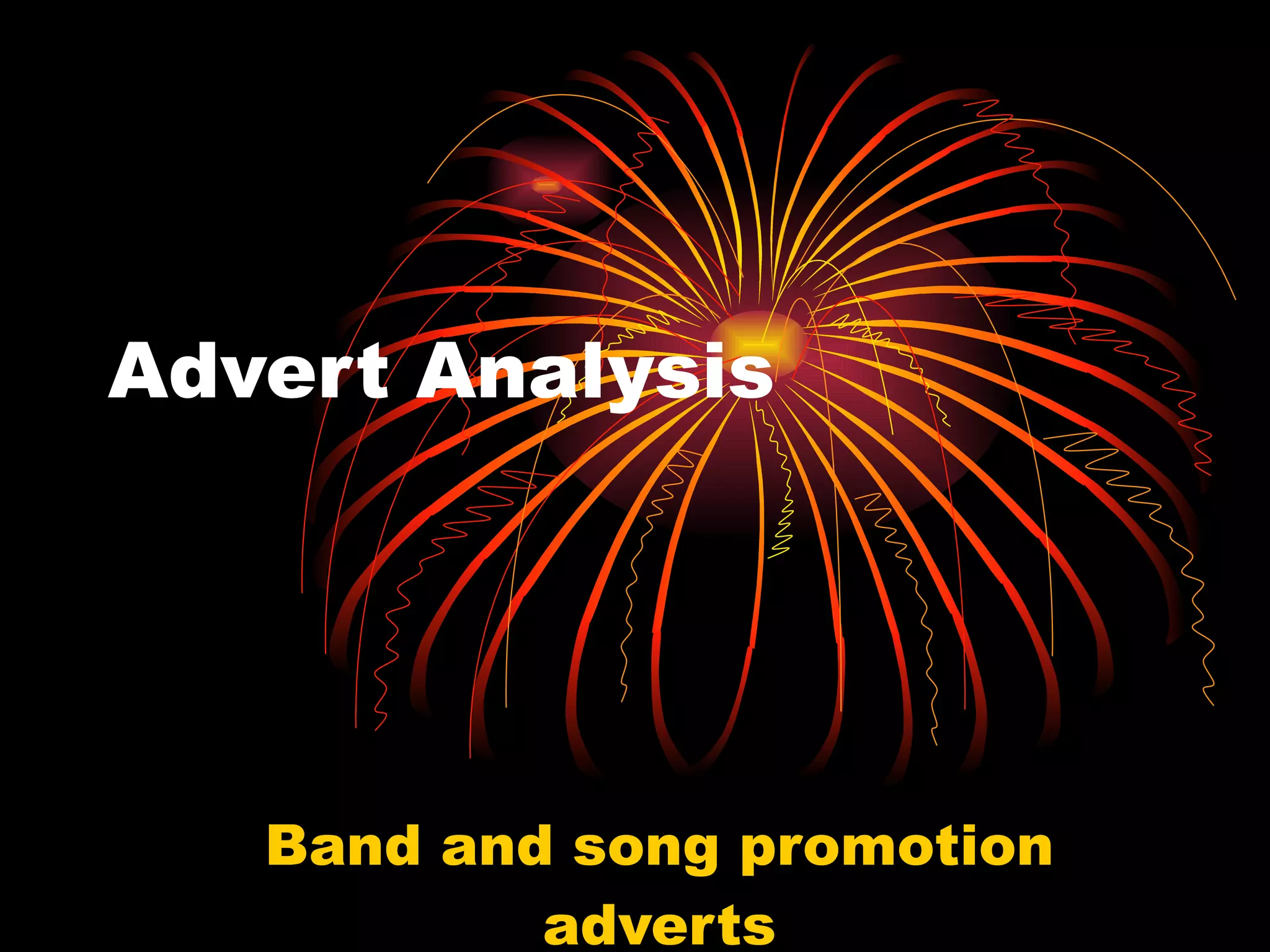 Advert analysis | PPT