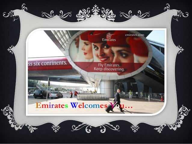 Sample Advertisement of Emirates Airlines