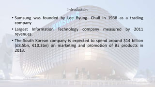 Project Report on SAMSUNG | PPTX