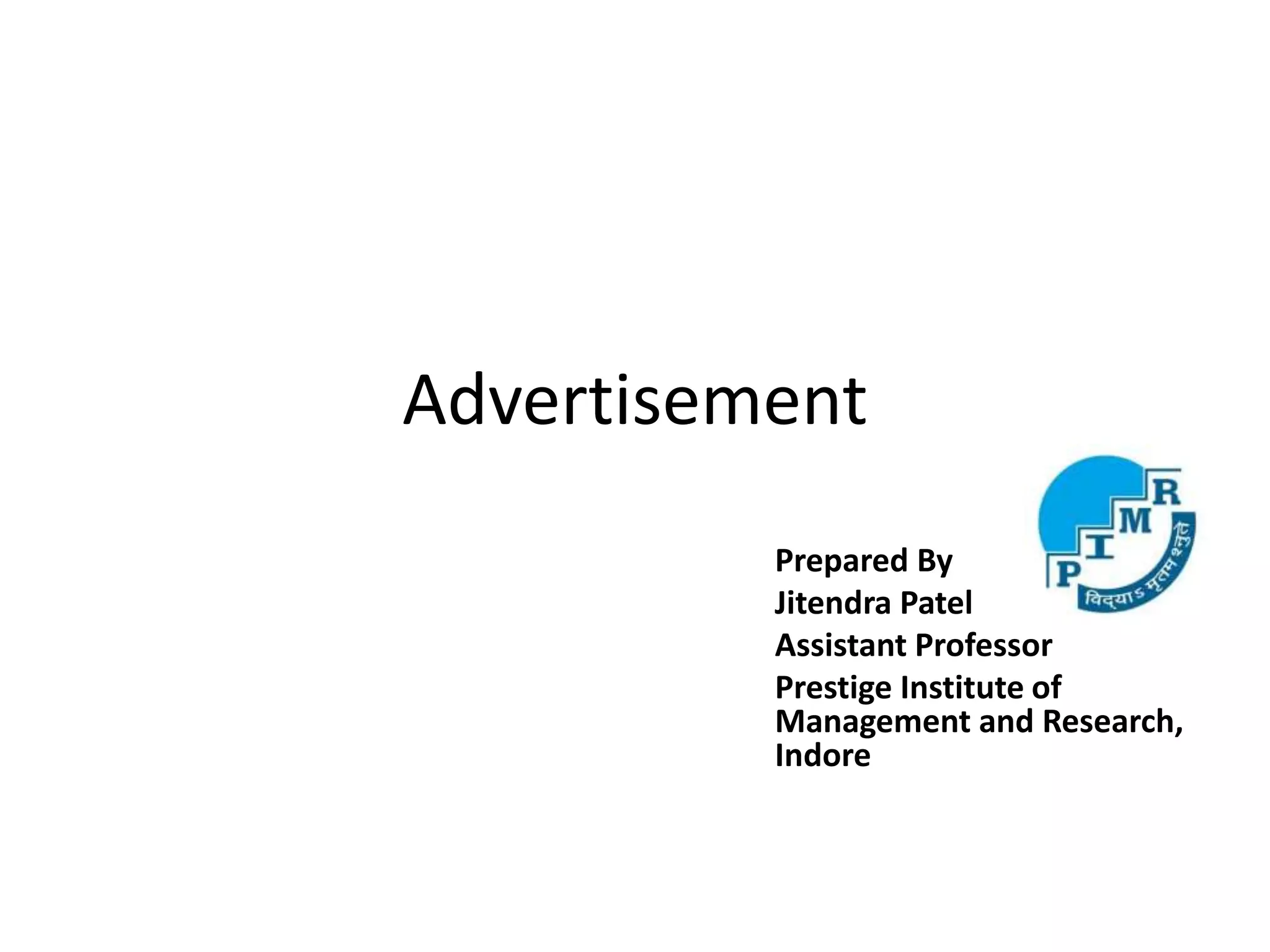 Advertisement | PPTX