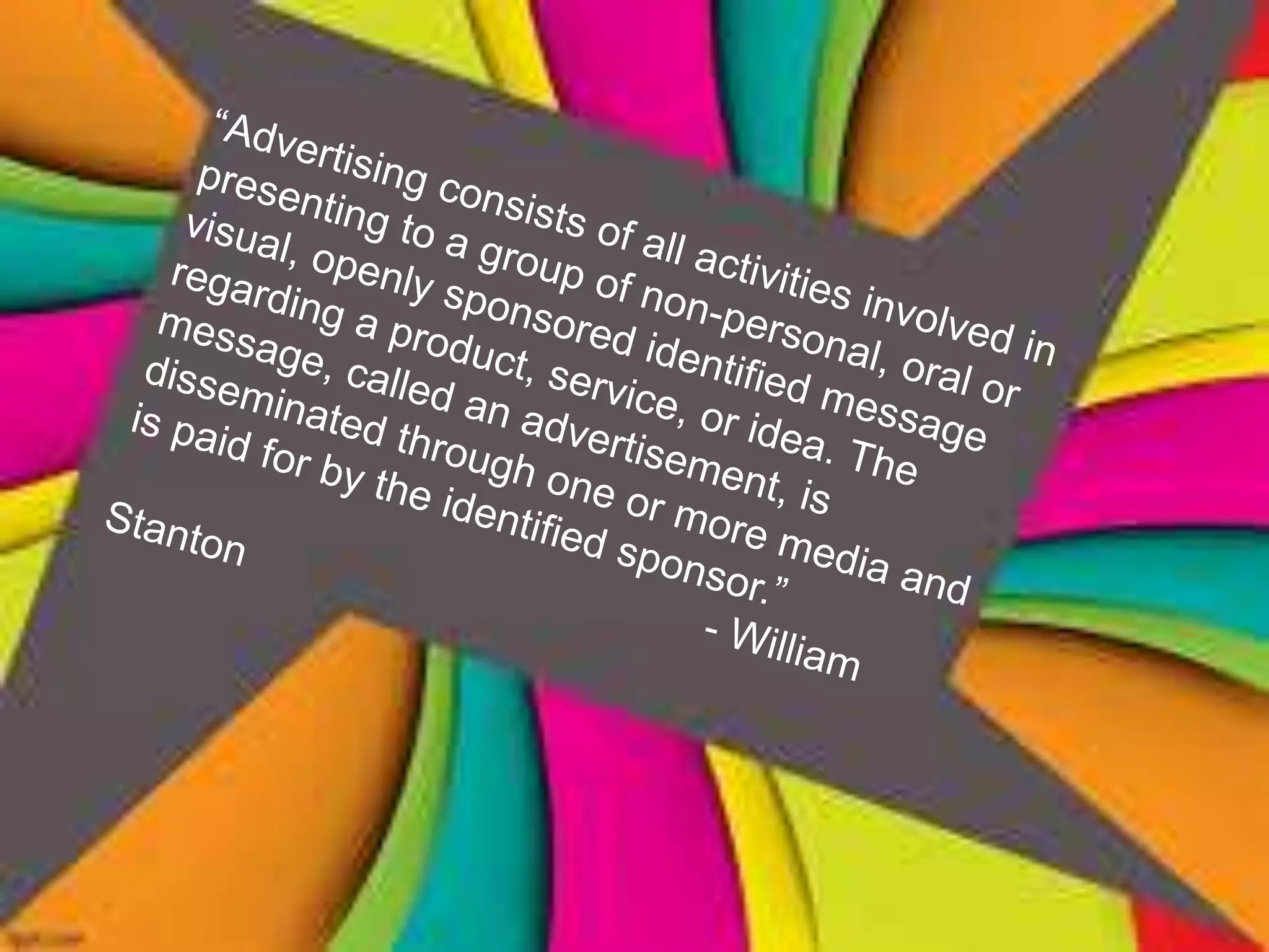 Advertisement | PPTX