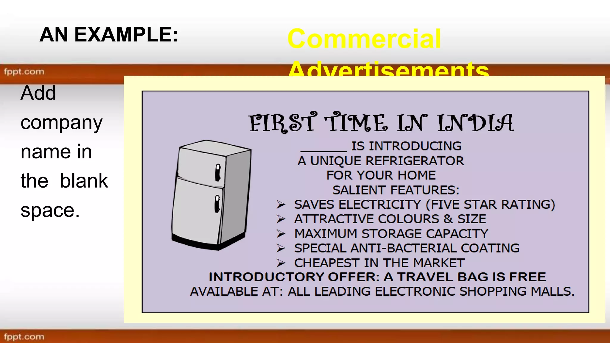 Advertisement | PPTX