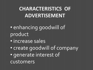 different ways of advertisement a product | PPTX | Advertising Industry ...