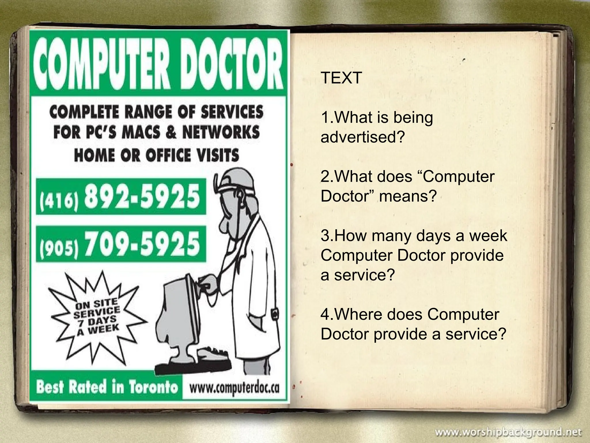 Advertisements in English material grade 9.ppt