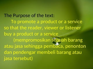 Advertisements in English material grade 9.ppt | Advertising Industry ...