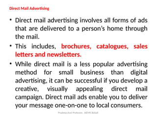 Advertisement and types of advertisement | PPTX