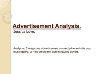Advertisement analysis | PPT