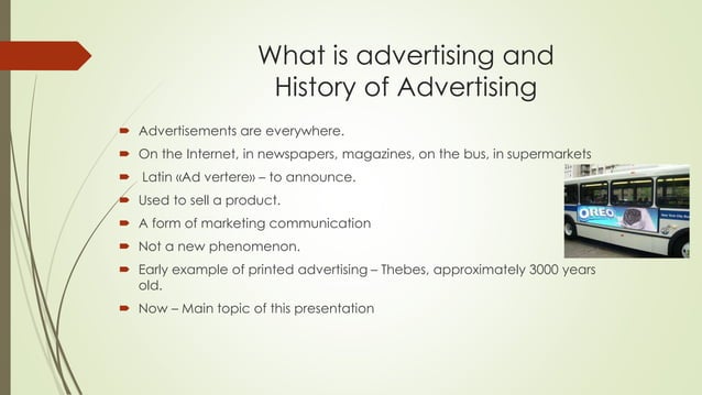 Advertisement analysis | PPT