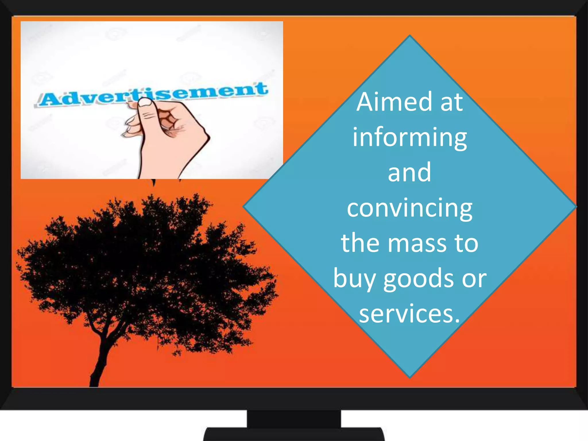 Linguistic analysis of Mass Media Platform: Advertisement | PPTX ...