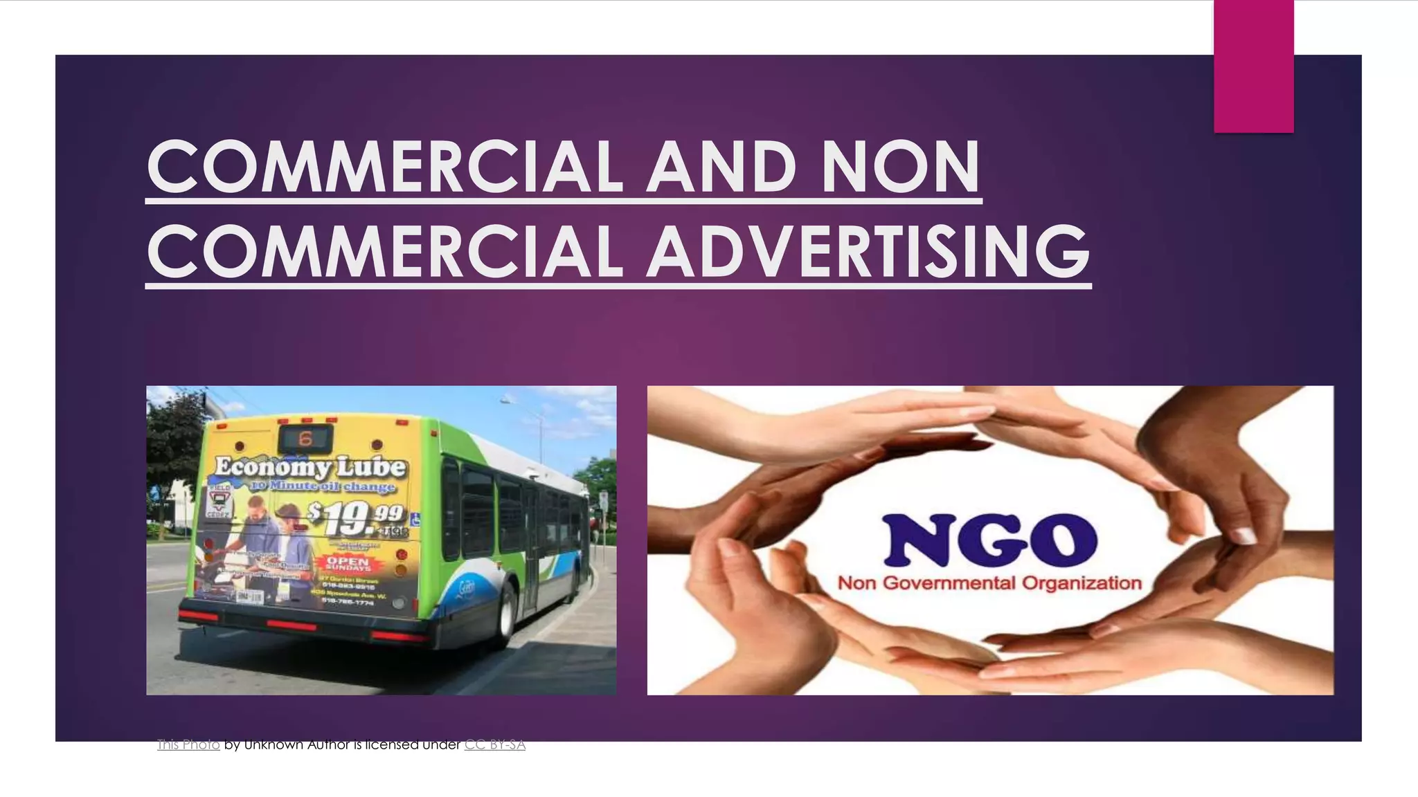 Commercial And Non Commercial Advertising | PDF