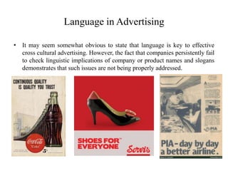 Culture advertisement from marketing ads | PPTX