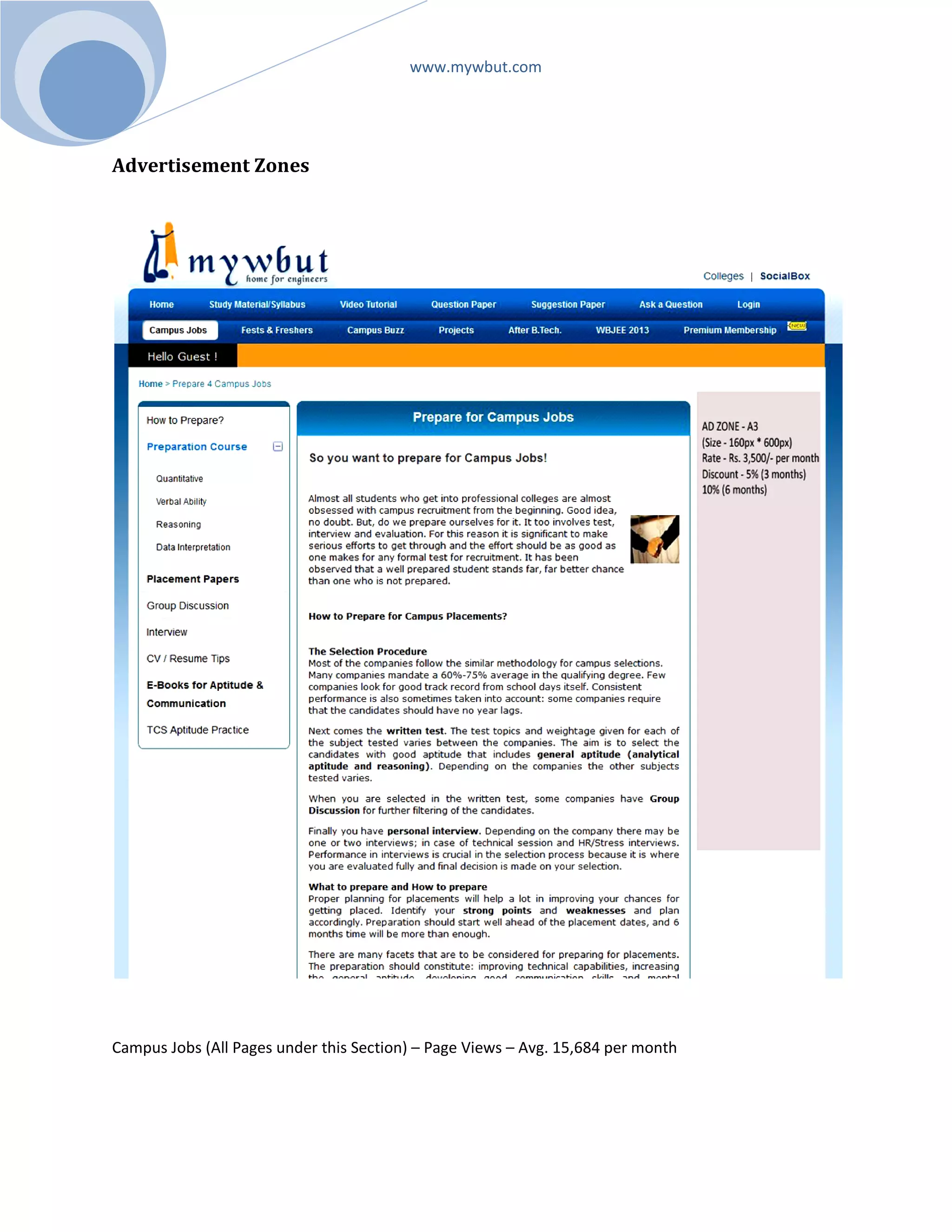 MYWBUT Advertisement brochure | PDF