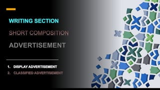 Advertisement class 12 english | PPTX | Business | Business and Finance