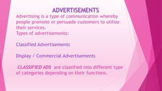 Advertisement classifications.pptx