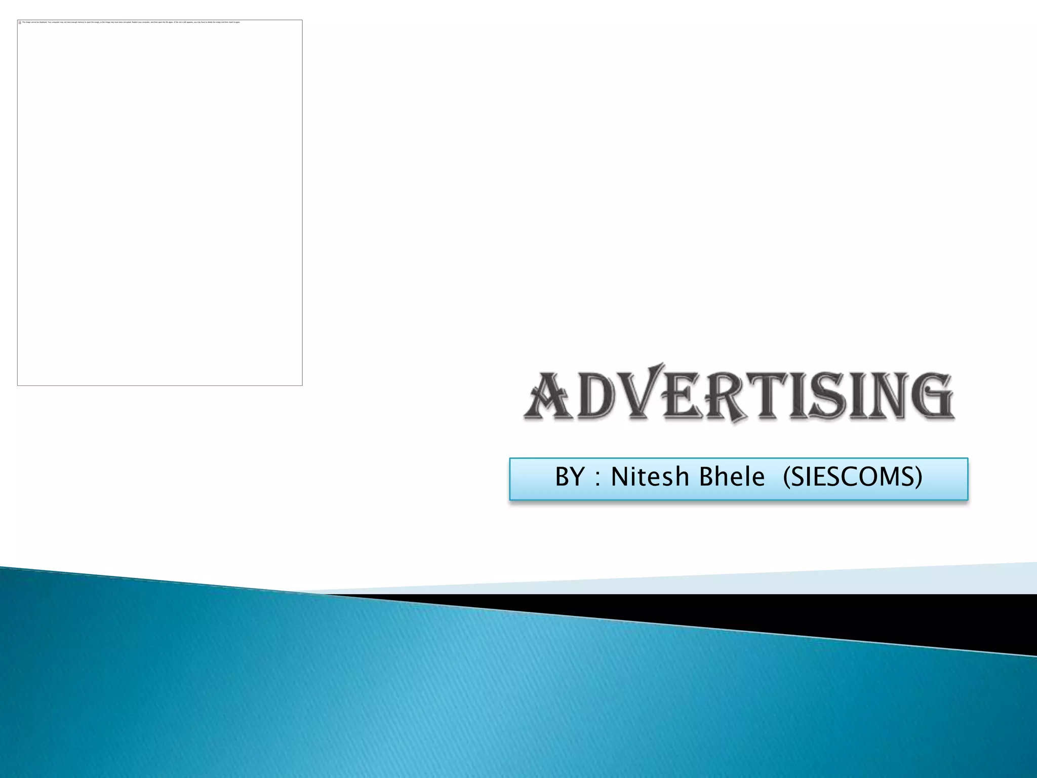 Advertisement economics | PPTX